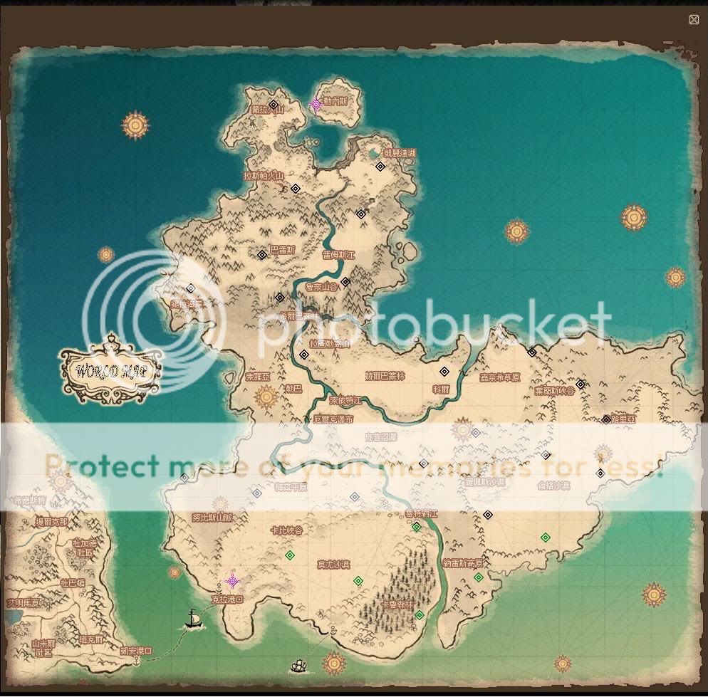 【地圖】G8世界全域地圖 @新瑪奇 Mabinogi 精華區 - 巴哈姆特